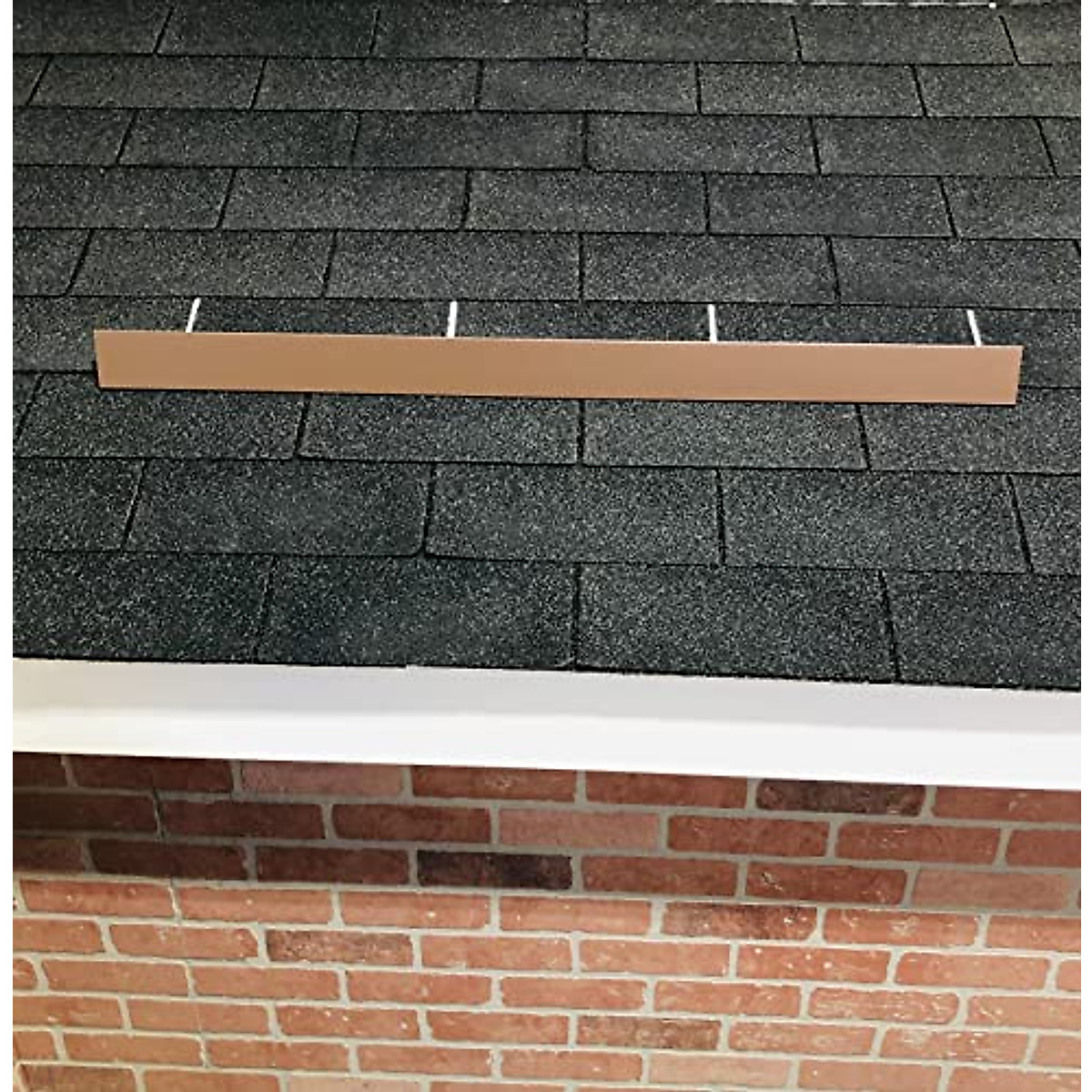 Eagle 1-26 Gauge 5 Foot Rain Diverter - Nails and Instructions Included (Mill Finish Aluminum, Copper, Galvanized, Stainless Steel & More) (1, Brown)