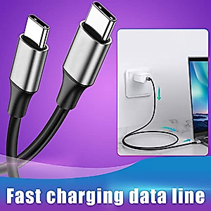 BGNTBUK High Speed Charging Magnetic Cable for Android 60W Type C to Type C Extension Cable Mobile Phone Charging Cable Charger Data Cable Connection Launcfor Compatible with hpad X Cable