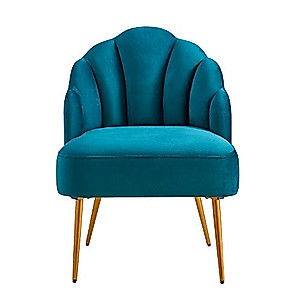 Ball & Cast Accent Chair, 23.5"W x 25"D x 32.25"H, Teal