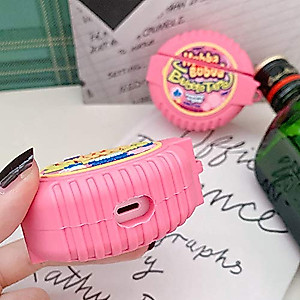 for Airpod Pro Candy Case Soft Silicone Cute Cartoon Kawaii Funny Cover Fashion Protective, Cool Keychain Design Skin, for Girls Children and Boys Airpod Case with Airpods 3 (Hubba Bubba)