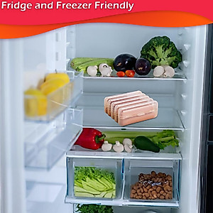 Home-X Hot Dog Keeper – Convenient, BPA-Free, Clear Hot Dog Container – Compact & Airtight Storage Container for Freshness – Leak-proof, Hinged Lid Sausage Storage Container - Holds Upto 10 Hot Dogs