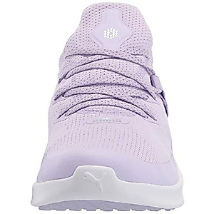 PUMA Women's Laguna Sport Golf Shoe, Light Lavender Silver White, 9