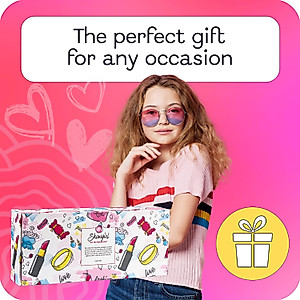 SCENTED THINGS Showgirl Perfume Set for Teen Girls, Kids Body Spray for Girls 10-12 & Teens, Body Mist for Teenage Girl, Fashion Collection 3 Perfumes with Puff Balls