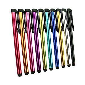 INNOLIFE Metal Stylus Touch Screen Pen Compatible with Apple iPhone 4 4S 5 5S 5C 6 6 Plus iPad Galaxy Tablet Smartphone PDA (100)