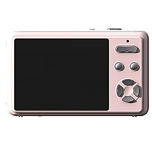 reyiza HD Digital Camera - 40 MP 2.4Inch LCD Display Camera Rechargeable Zoom Video Camera Beginners Students Anti-Shake Mini Digital Cameras (Pink)