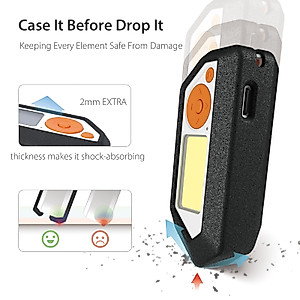 Soft Protective Case Cover Silicone Case for Flipper Zero - Black