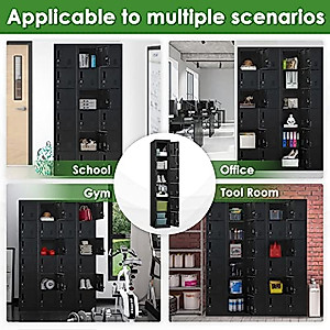 Greenvelly Metal Locker for Office Storage Locker Employees Locker for School Gym Lockers Corridor Locker 6 Tier 6 Door