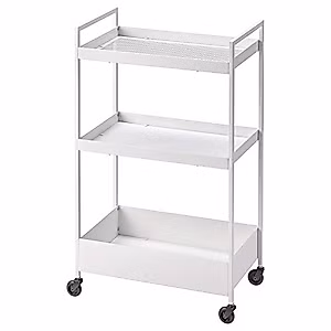 IKEA NISSAFORS Trolley,White 50.5x30x83 cm (19 7/8x11 3/4x32 5/8 inch )
