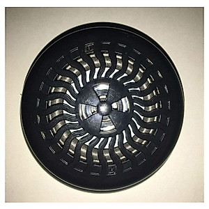 KCHEX 2 Black Wavy Blue LED 5.25" Flush Mount Speaker UV Waterproof