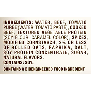 Chef-mate Beef Chili, Canned Chili with Meat, No Beans, 6 lb 10 oz (#10 Can Bulk)