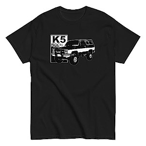 Squarebody K5 Blazer Square Body Truck T-Shirt Black