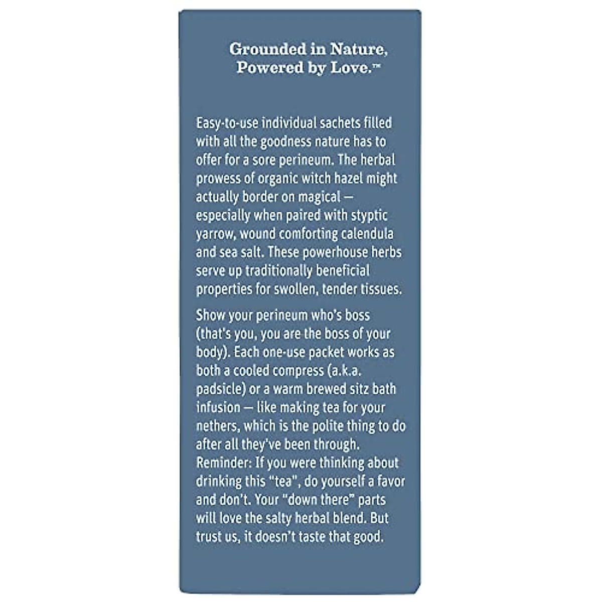 Organic Herbal Sitz Bath by Earth Mama | Soothing Perineal Soak for Pregnancy and Postpartum Care, 6-Count