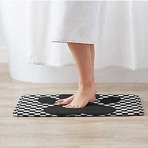 Animal Cat Pattern Kitchen Rug Mat Non Slip Anti Fatigue Standing Mat Runner Rug Washable for Kitchen Bathroom, 16x24 Inch