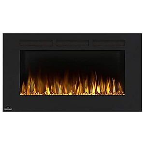 Napoleon Allure 42 inch Wall Mount Electric Fireplace - Black, NEFL42FH