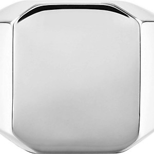 UCADRIT Sterling Silver Personalized Signet Ring Engraving Blank Picture Custom Photo for Men Boys Women Girls Memorial Jewelry