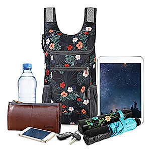 G4Free Lightweight Packable Hiking Backpack for Men Women Small Hiking Daypacks Foldable Shoulder Pack Casual Outdoor Bag