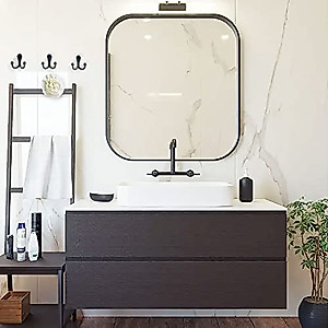 Potaosey 20PCS Black Coat Hooks, Retro Double Wall Mounted Double Prong Robe Hook with 40 Screws for Bedroom, Entryway, Closet, Kitchen, Office, Small Hooks, Hat Hooks