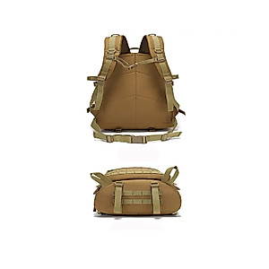 WIGGINOUT Tactical Backpack Military Large Army Daypacks (khaki)