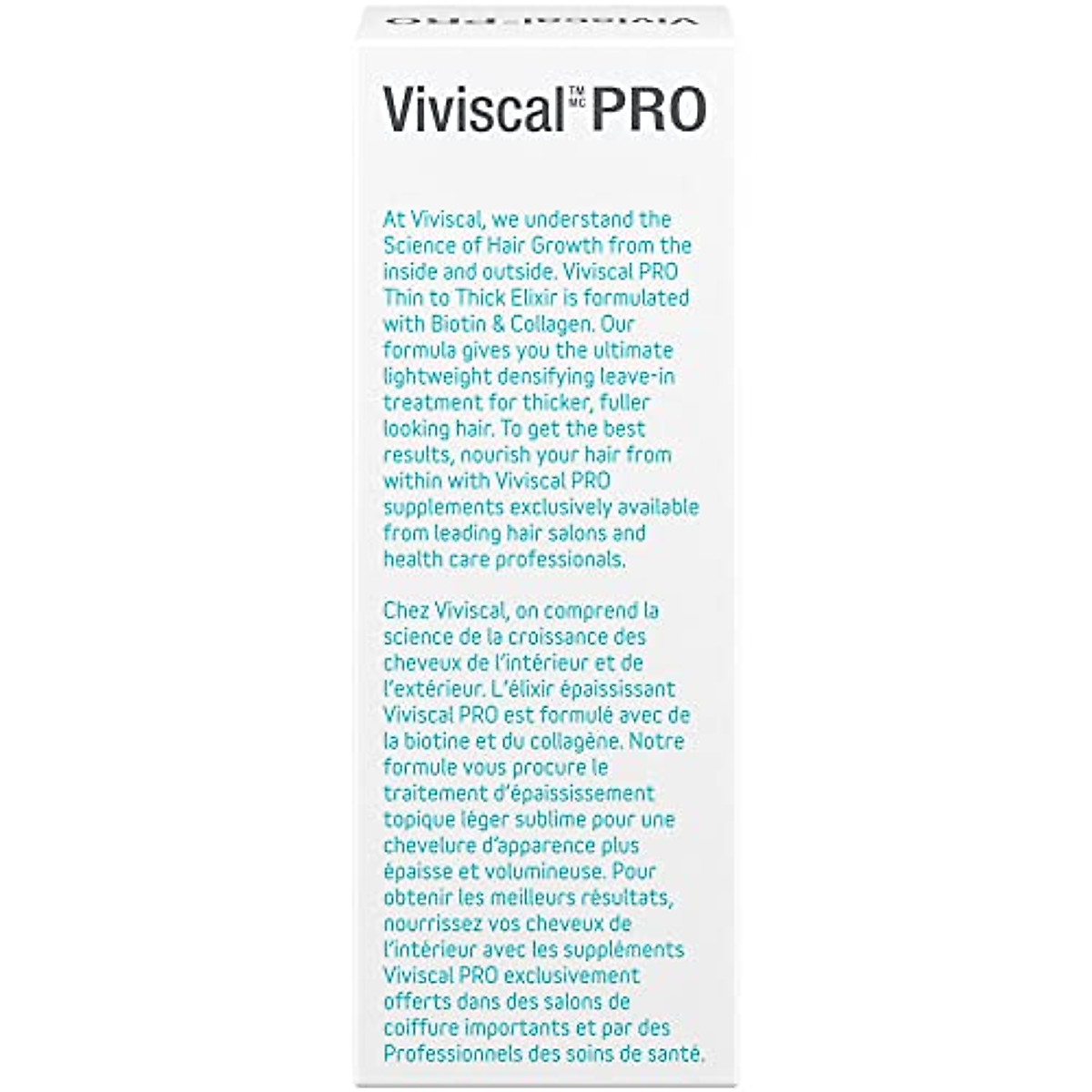 VIVISCAL Professional Thin to Thick Elixir