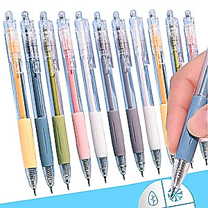 Pack 12 Retractable Hobby Knife, Precision Craft Cutting Tools with Silicon Grip Work As A Pen, Thin Blade for Art Paper Scrapbook