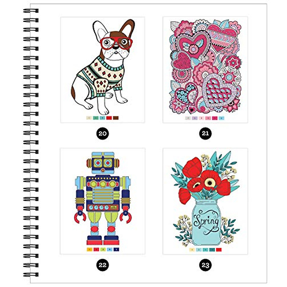 Brain Games - Color by Number: Stress-Free Coloring (Green)