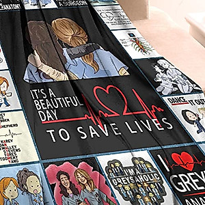 Sherpa Blanket Fleece Throw Blanket,Soft Warmer Flannel Blanket,Double-Layer Printed Blanket for Couch,Bedding,Sofa,Living Room and Camping 50"X40"