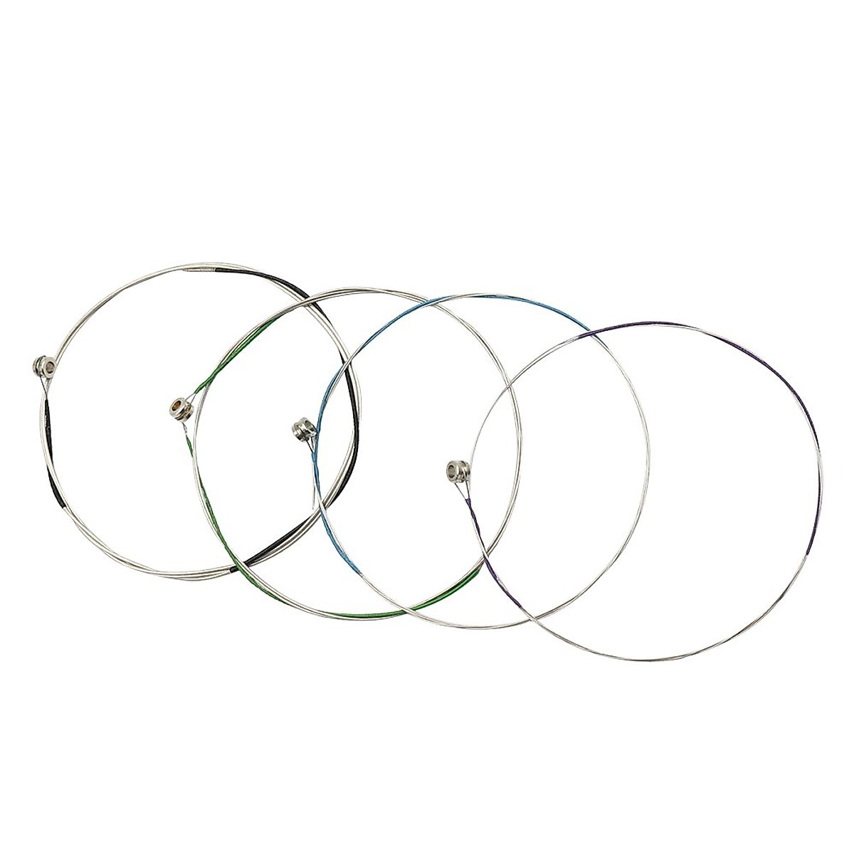 Imelod Violin strings Universal Full Set (G-D-A-E) violin Fiddle String Strings Steel Core Nickel-silver Wound with Nickel-plated Ball End for 4/4 3/4 1/2 1/4 Violins