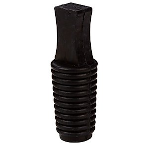 Caplugs SH-31660 Masking NBR Flangeless Plug. to Plug Min 0.38" Max 0.47" Height 1" FP00468, Nitrile, to Plug Mini 0.38" Medium 0.47" Height 1", Black