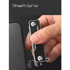 FantastiCAR 10 in 1 Multi-tool, EDC Folding Pocket Knife with SIM Card Removal Pin for Daily Needs, Outdoor Activities, Christmas Gifts (Pink)