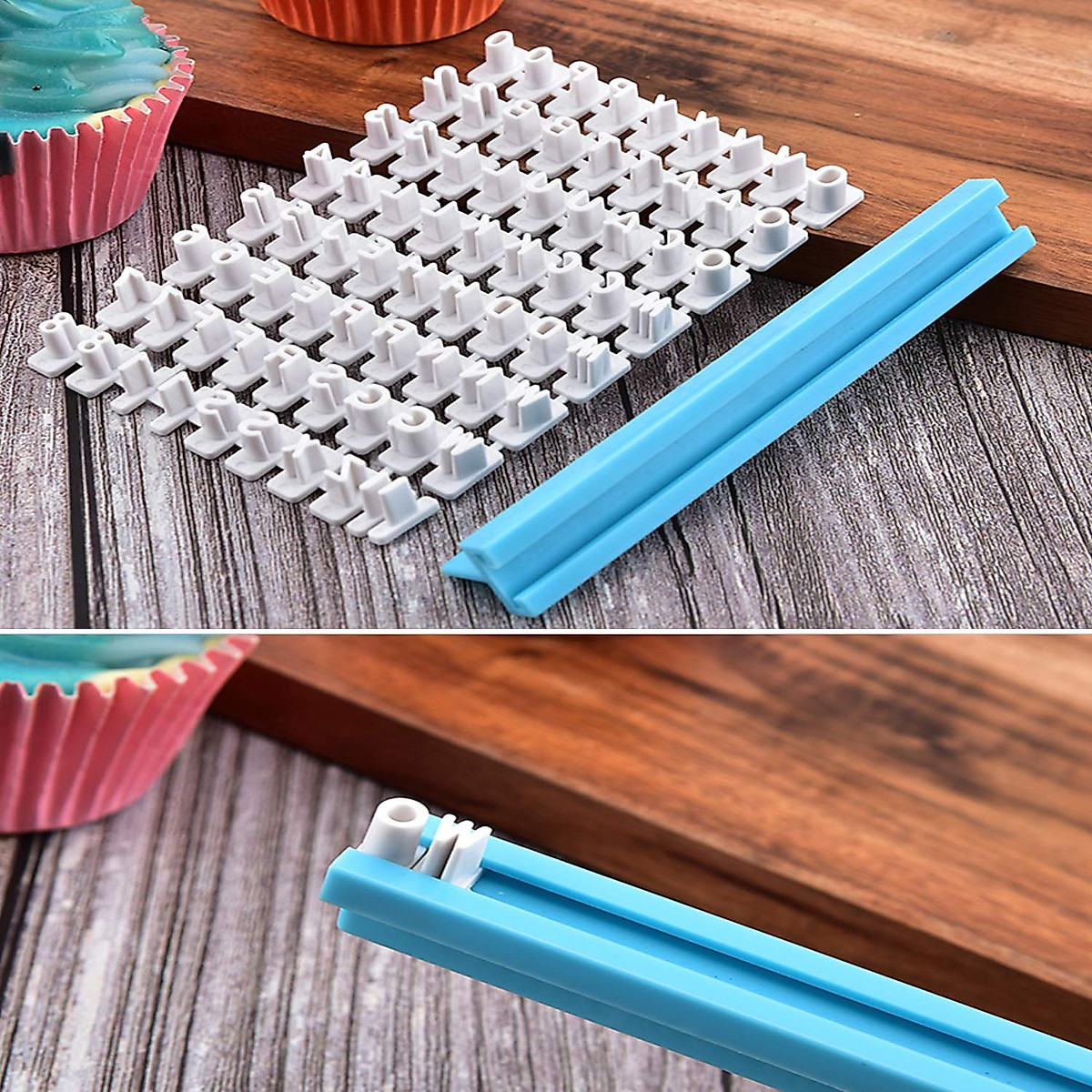 YouU Alphabet Number Cookie Biscuit Letter Stamp Alphabet Cookie Stamp Set for Cookie Decorations Embosser Cutter Fondant DIY Tool