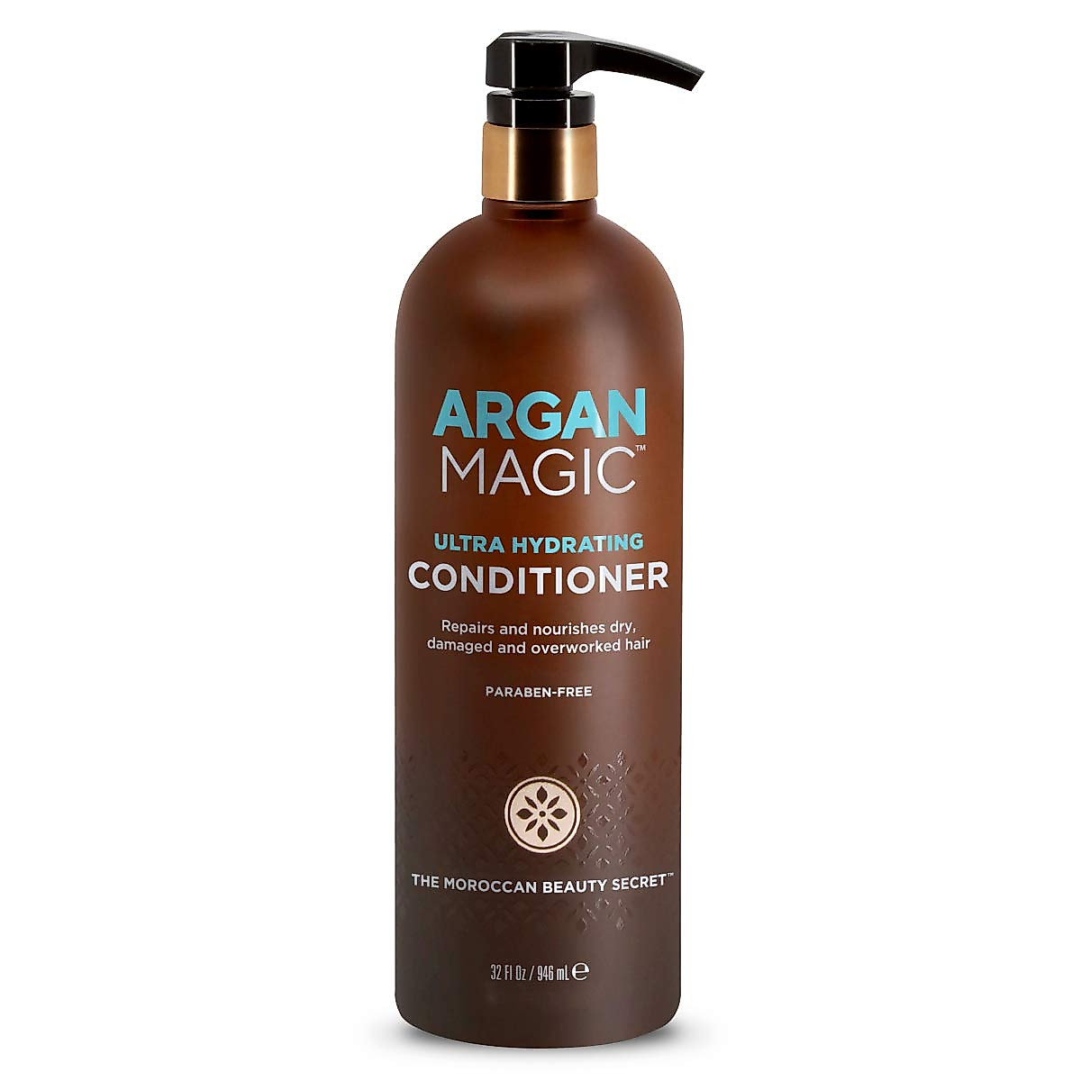 Argan Magic Ultra Hydrating Conditioner | Repairs and Protects Hair | Improves Hair Health | Safe for Color and Chemically Treated Hair | Made in USA, Paraben Free (32 oz)