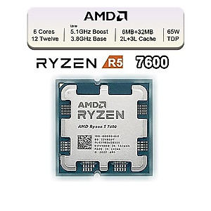 AMD Ryzen 5 7600 Novo CPU R5 7000 Series Brand Socket AM5 AMD Radeon Graphics Processor Integrated Chips GPU