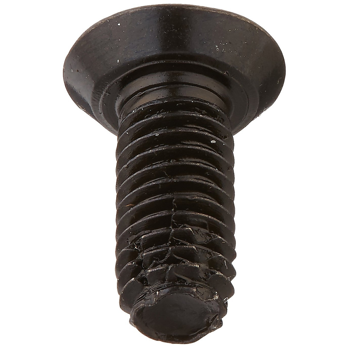 Small Parts 1108FPUB Steel Thread Cutting Screw, Black Oxide Finish, 82 Degree Flat Undercut Head, Phillips Drive, Type F, #10-32 Thread Size, 1/2" Length (Pack of 100)
