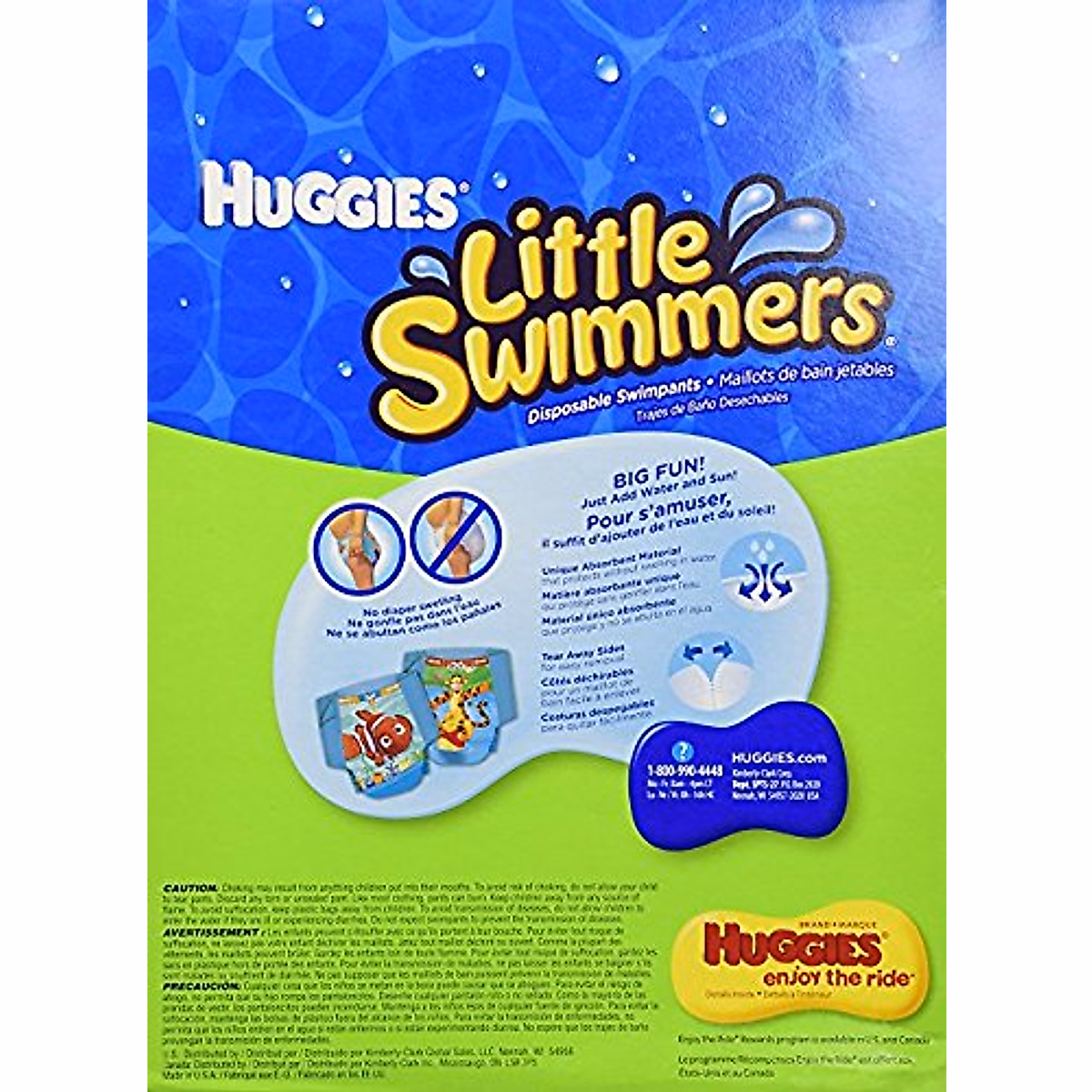 Huggies Little Swimmers Swim Pants with Baby Wipes, Small