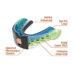 Shock Doctor Gel Max Power Mouth Guard, Flavored Sports Mouthguard for Football, Lacrosse, Hockey, Basketball, Flavored Mouth Guard, Youth & Adult, Youth, Kool-Aid Tropical Punch