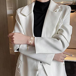 Fashion Bracelet for Women Micro Set Craft Full Diamond Petal Bracelet Light Luxury Bracelet Adjustable Link Bracelet Jewelry Gifts for Halloween Christmas Thanksgiving Day, One Size