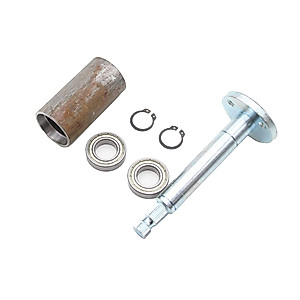 PRO BAT 435 mm /17.1'' Go Kart Steering Gear Rack Pinion 390 mm/15.4'' Adjustable Rack Shaft Tie Rod Kit fit for 110cc 125cc 140cc 150cc Go Kart Cart Golf Buggy UTV