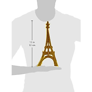 Glittered 3-D Eiffel Tower Centerpiece Party Accessory (1 count) (1/Pkg)