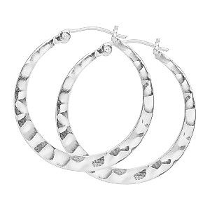 Silpada .925 Sterling Silver Hoop Earrings for Women, Jewelry Gift Ideas, 'Full Circle'