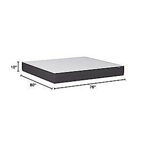 Sweetnight King Size Mattress, 10 Inch Gel Memory Foam Mattresses for Back Pain Relief/Motion Isolation & Cool Sleep, Flippable Comfort from Soft to Medium Firm, Sunkiss