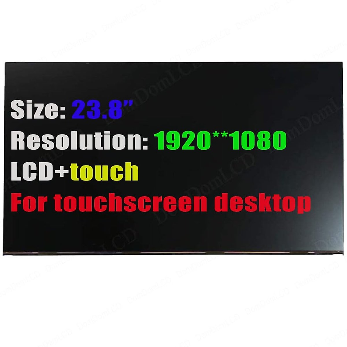 23.8" Compatible FHD LED LCD Touch Screen Assembly Replacement for Dell OptiPlex 7460 AIO Touchscreen Desktop-(NOT for NO-Touch Desktop)