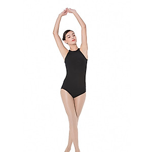 ModLatBal Women's Halter Neck Spandex Ballet Dance Leotard