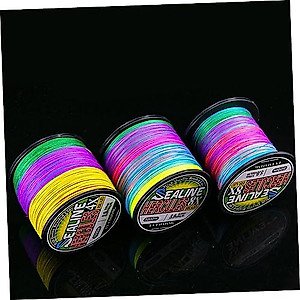 INOOMP Multicolour Fishing Line 3pcs Nylon line Clear Fishing Spool Nylon Thread Braided Wire Big Horse Anti bite line Fishing Wire