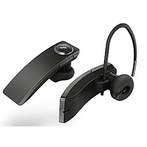 BlueAnt Q1 Voice Controlled Bluetooth Headset (Black) [Retail Packaging]