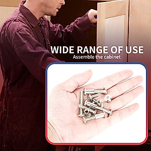 M6 x 16mm/20mm/25mm/30mm/40mm 140Pcs Hex Socket Screws Head Nuts with 1Pc Allen Wrench