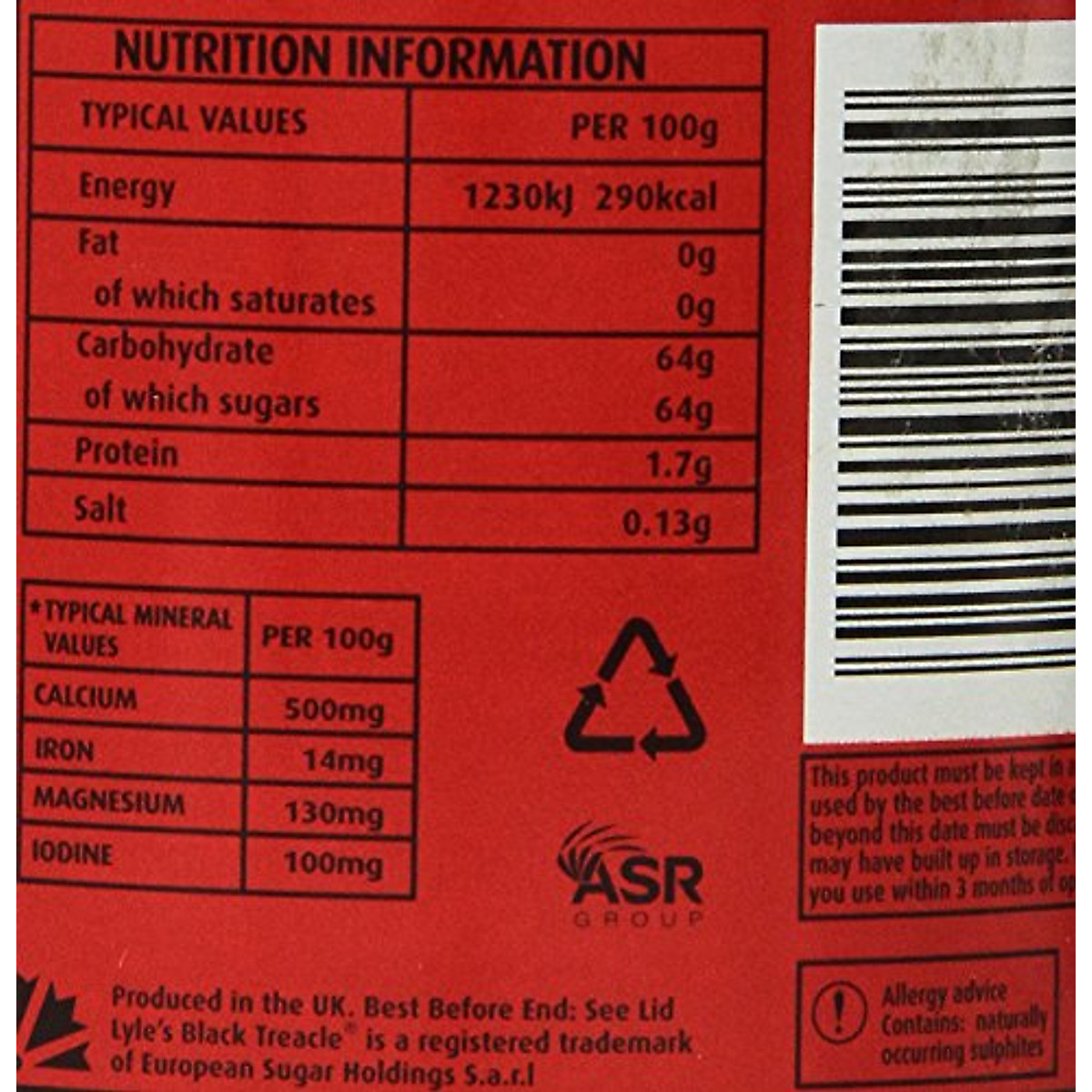 Tate & Lyle's Black Treacle 454 g