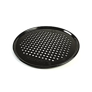 Pizzacraft Round Nonstick Perforated Pizza Pan Crisper/Screen, 12.9in PC0301