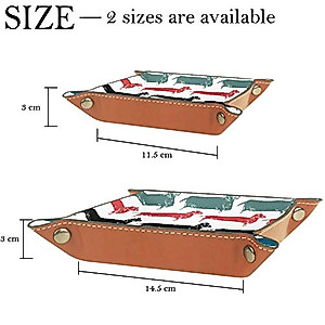 Mapotofux Dachshunds Long Dogs Black, Red Blue Green Pattern Vanity Tray, Toilet Tank Storage Tray, Resin Bathtub Tray Bathroom Tray, Vanity Organizer for Tissues, Candles, Soap, Towel