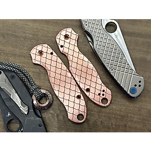 DRAGONSKIN Engraved Copper Scales for Spyderco para 3