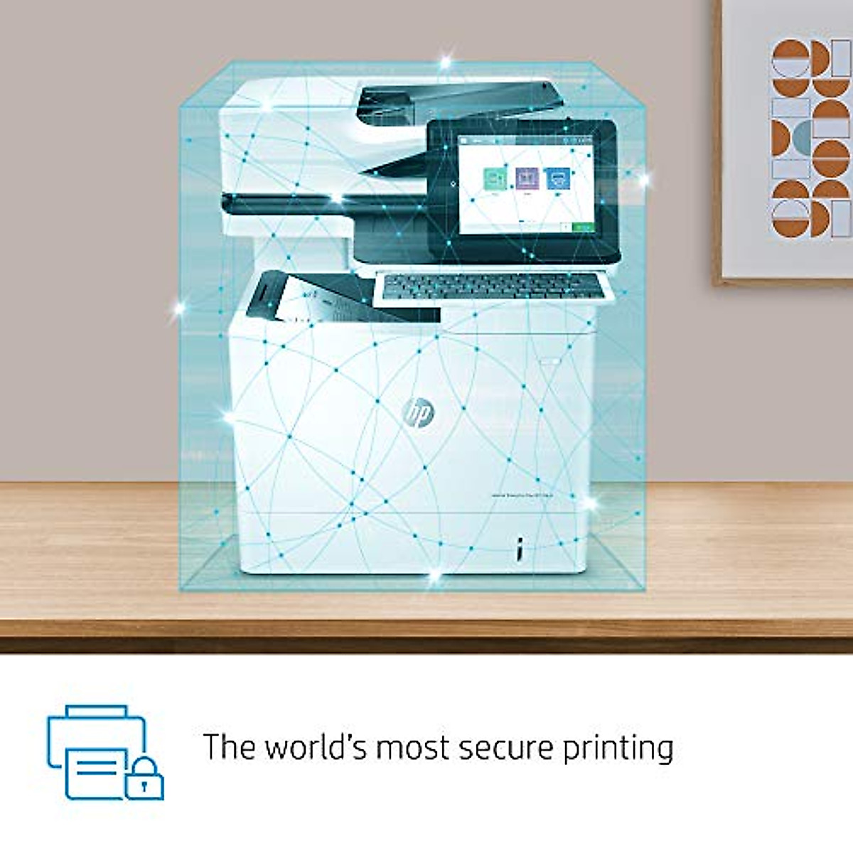 HP LaserJet Enterprise Flow MFP M634h Monochrome All-in-One Printer with built-in Ethernet & 2-sided printing (7PS95A)